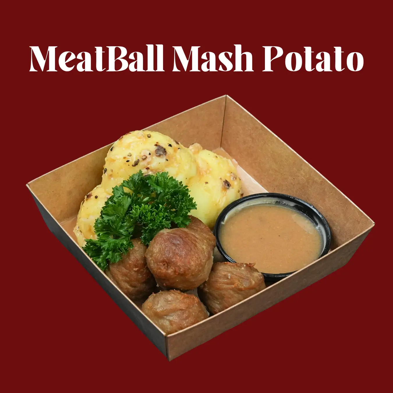 Meatball Mash Potato – Nusantara Pizza